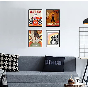 WUDJXG Harry Styles Album Cover Poster HL As It Was Music Posters Aesthetic Decor HD Print Room Pictures Canvas Wall Art 4 Sheet 8x10 inch Unframed