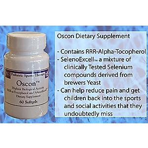 Oscon 60 ct - RRR-a-tocopherol & Selenium Nutraceutical Supplement