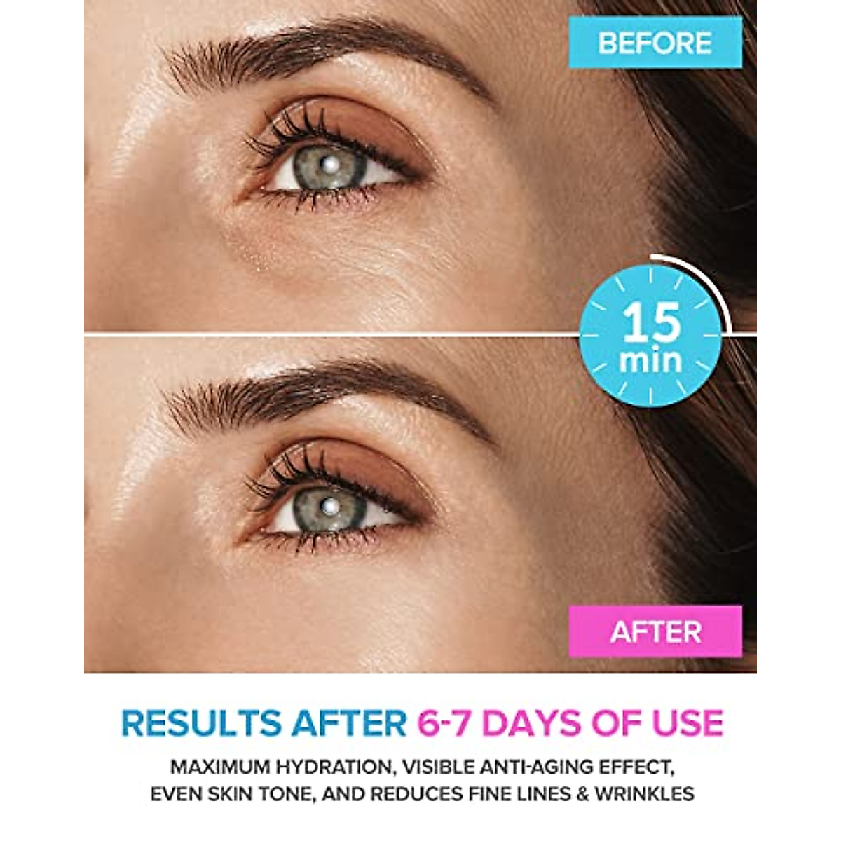 Maree Eye Gels - Pearl Eye Masks that Reduce Wrinkles, Puffy Eyes, Dark Circles, Eye Bags with Natural Marine Collagen, Hyaluronic HA - Anti Aging Under Eye Patches, Face Moisturizer Treatment