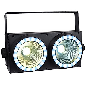 LED Stage Lights 200W LED COB Blinder Light with RGB Pixel DMX Controlled Sound Activated Auto Play DJ Light for Wedding Music Show Dance Party Stage Lighting