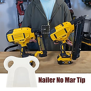 N558471 N569446 Nailer No Mar Tip Compatible with Dewalt Replaces BCN680D1 DCN680B DCN680D1 DCN681B Parts (4Pack)