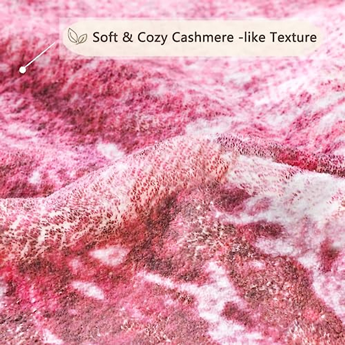 auruge 8x10 Area Rugs Abstract Living Room Rug Blush Pink Carpet Accent Rug Foldable Cozy & Fluffy Rugs with Anti-Slip Backing,Non Shedding & Machine Washable Area Rugs for Bedroom Dining Room Office