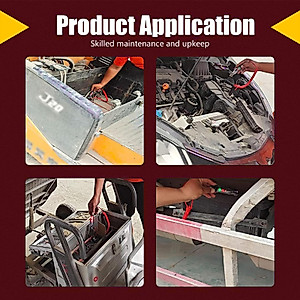 Slykew Pack-1 Automotive Test Light Digital LED Circuit Tester with 70.8 Inches Retractable Spring Wire, DC 3V/6V/12V/24V Inductive Test Pen, Suitable Checking Vehicle Car Truck Motorcycle