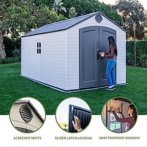 Lifetime Outdoor Storage Shed, 8 x 15 Foot
