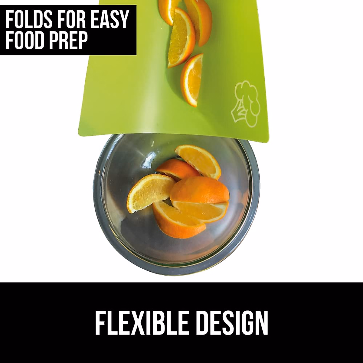 Gorilla Grip Silicone Oven Mitts and Flexible Cutting Boards 4 Pack, Oven Mitts Are 12.5 Inch in Turquoise Color, Flexible Cutting Boards Are Multicolor, 2 Item Bundle