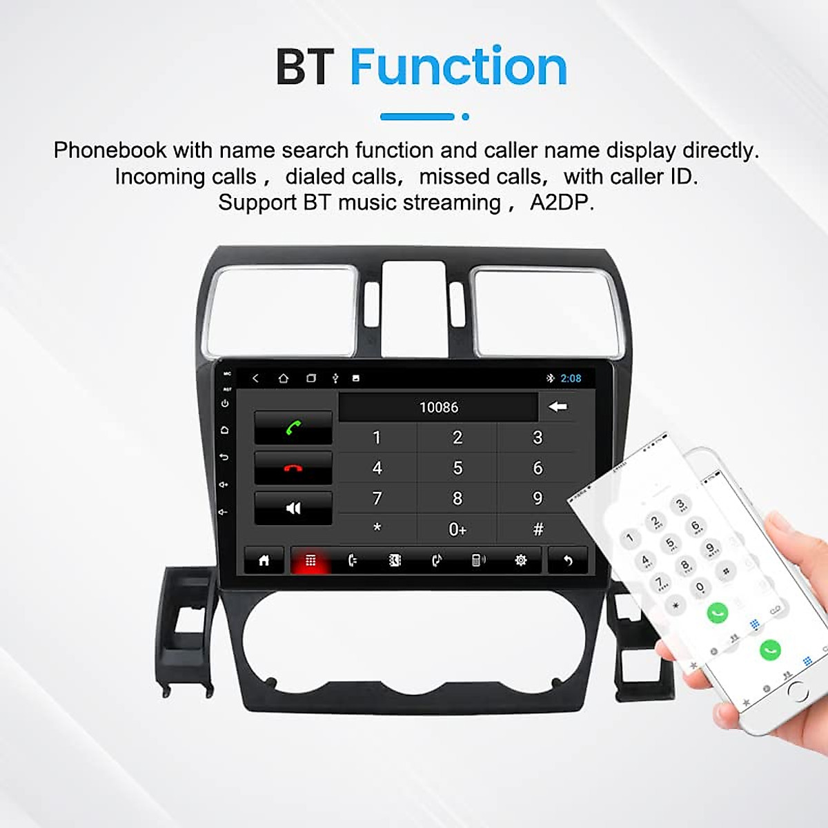 Car Radio Stereo for Subaru Forester WRX STI Impreza 2016-2018, Biorunn Android 11 9 inch Octa Core Car GPS Navi Wireless Carplay Auto Head Unit IPS Touchscreen BT FM AM RDS DSP, 2GB 32GB