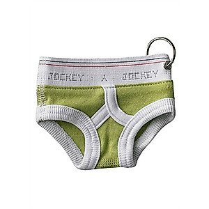 Jockey Women's Accessories Mini Brief Key Chain, Black, all