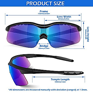 OXG 12 Pack Tinted Safety Glasses Protective Eyewear, Impact & Scratch Resistant ANSI Z87.1 Safety Goggles Eye Protection for Lab Shooting Construction UV-Block
