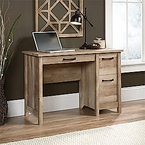 Sauder Cannery Bridge Desk, L: 43.15" x H: 19.291" x W: 29.528", Lintel Oak Finish