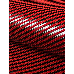 1Pc 50cm Width X 1m Long Carbon Fiber Cloth 3K 200/240gsm Twill Plain 12K Fabric Honeycomb Hybrid Carbon Kevlar Fabric Chopped Yarn (Color : Blue Hybrid)