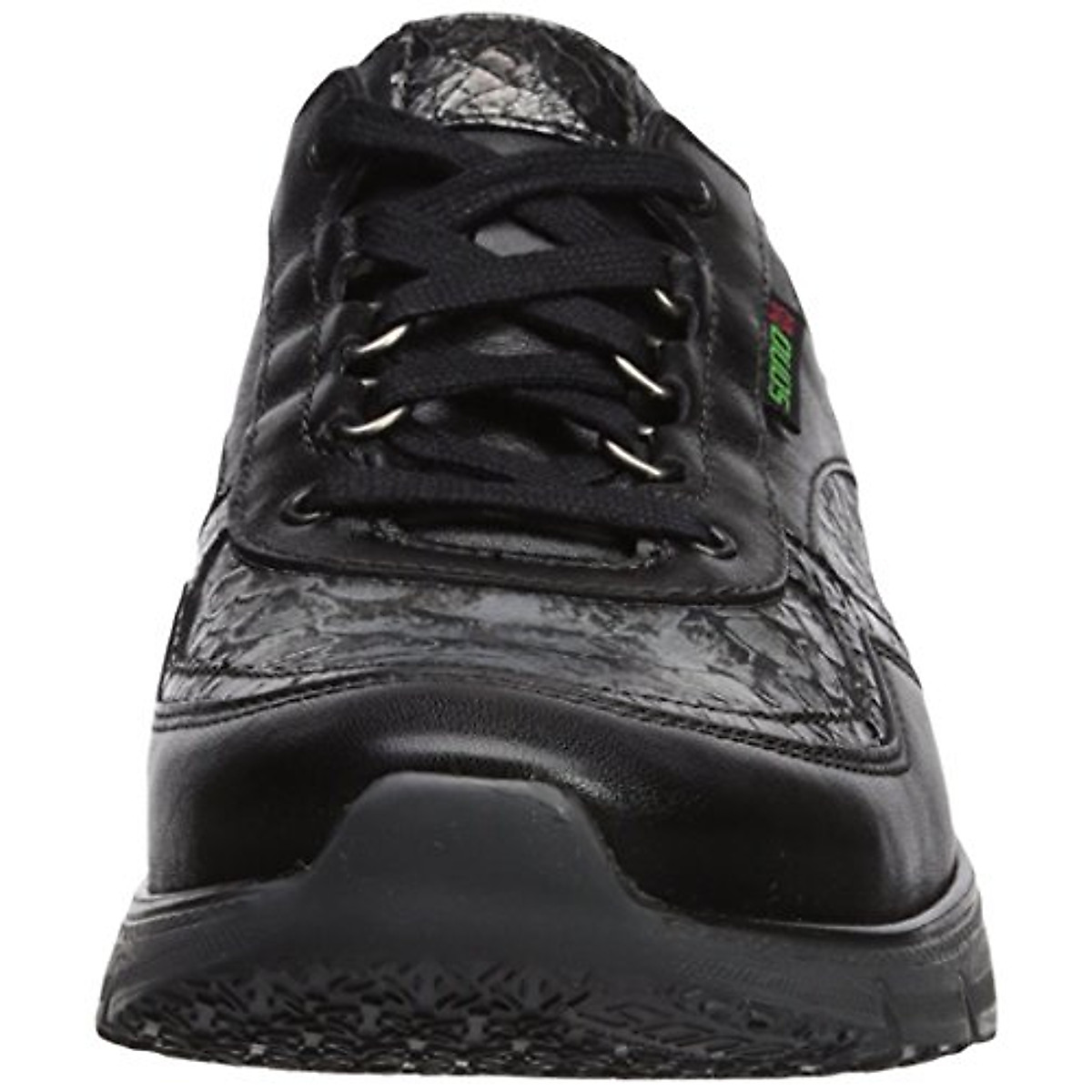 SANO by Mephisto Women's Volodia Walking Shoe,Black Smooth/Light Grey Queen/Dark Grey Ice,6.5 M US