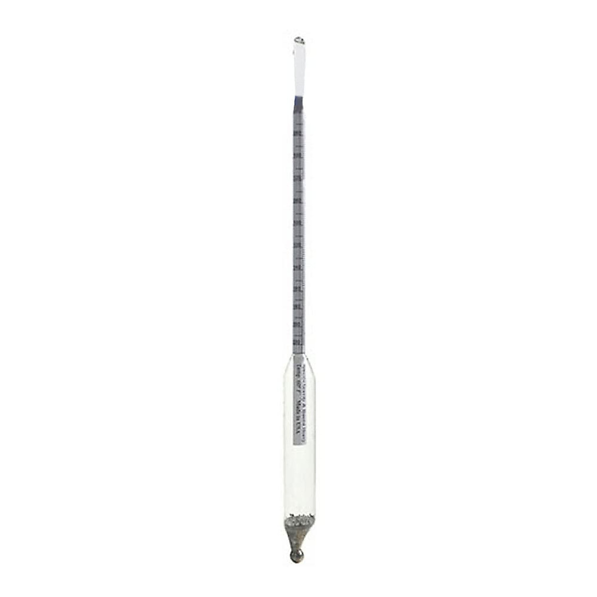 Thermco GW2511 Plain Form Salt Brine Hydrometer, Sodium Chloride, 0 to 100% Range, 1° Division