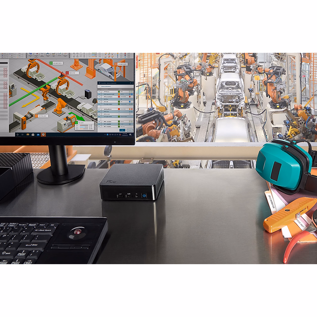 Intel NUC 13 Pro NUC13ANKi7 Mini PC, Intel i7-1360P, Intel Iris Xe Graphics, WiFi 6E, Windows 11 Pro (64GB RAM + 4TB NVMe)