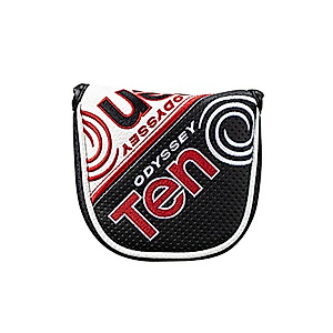 Odyssey Right Putter 2-Ball Ten Ten Lined Double Vent (Mallet, 34 Inch, Stroke LAB Shaft), Men's, Black