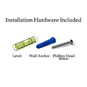 Melannco Interlocking Floating Wall Mount Shelves, Espresso, Set of 3 - 5091208