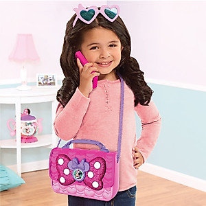 Disney Junior Minnie Mouse Bowfabulous Bag Set, 7-pieces, Dress Up and Pretend Play, Kids Toys for Ages 3 Up by Just Play