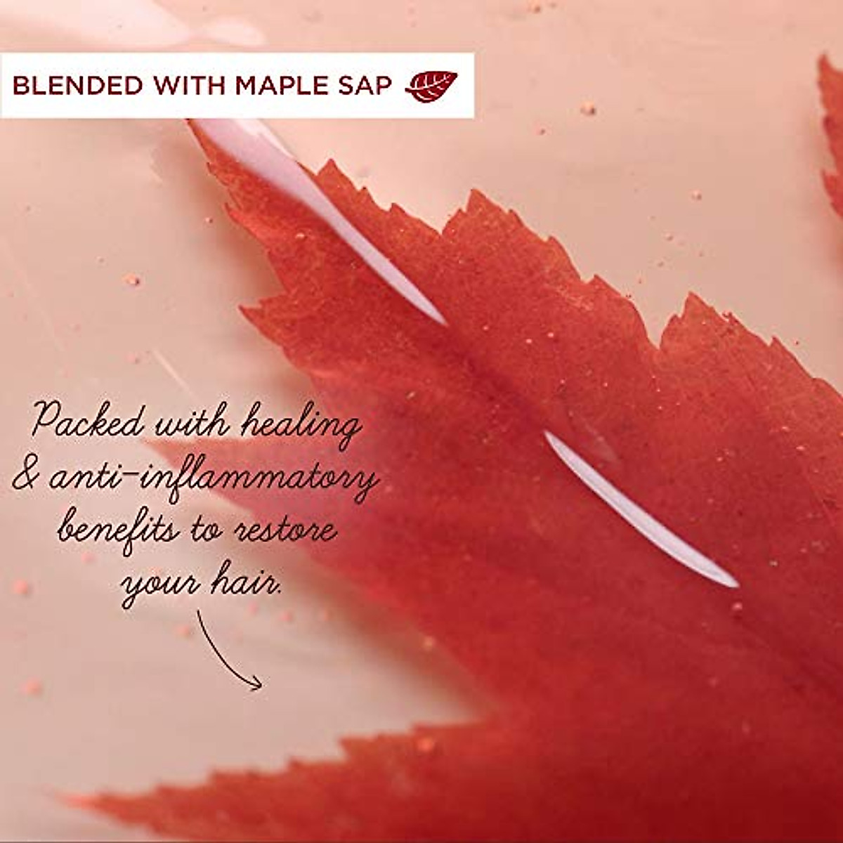 Garnier Whole Blends Restoring Conditioner Maple Remedy, For Dry, Damaged Hair, 12.5 fl. oz.