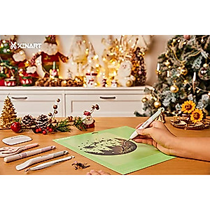 Xinart Weeding Tools Set for Vinyl Craft Knife/Weeder/Scraper/Spatula/Tweezers/Scissors Basic Weed Removal Tool Kit for Cricut Stencils/Oracal Vinyl/Siser HTV/Silhouette Cardstock