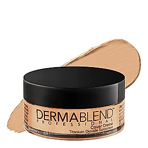Dermablend Cover Creme High Coverage Foundation with SPF 30, 25N Natural Beige, 1 Oz.