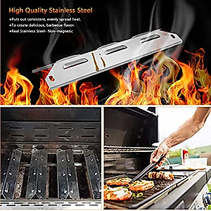 Uniflasy Grill Parts for Kenmore 146.34611410 146.23679310 146.46372610 146.34461410 146.16142210 146.10016510 146.23673310 146.16198211 146.46366610 146.1001751 146.4636561(Stainless Steel)