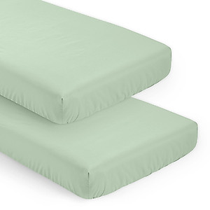 Sweet Jojo Designs Navy Blue Woodland Deer Boy Baby Crib Bedding Set for Infant Nursery Room Quilt, Fitted Sheet, Skirt, Diaper Stacker - 5pc - Mint Green and Grey Woodsy Forest Arrow