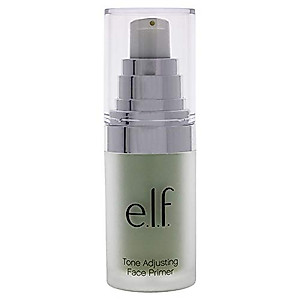 e.l.f, Tone Adjusting Face Primer - Small, Lightweight, Long Lasting, Silky, Smooth, Neutralizes Uneven Skin Tones and Redness, Preps Skin, Suitable For All Skin Types, 0.47 Oz