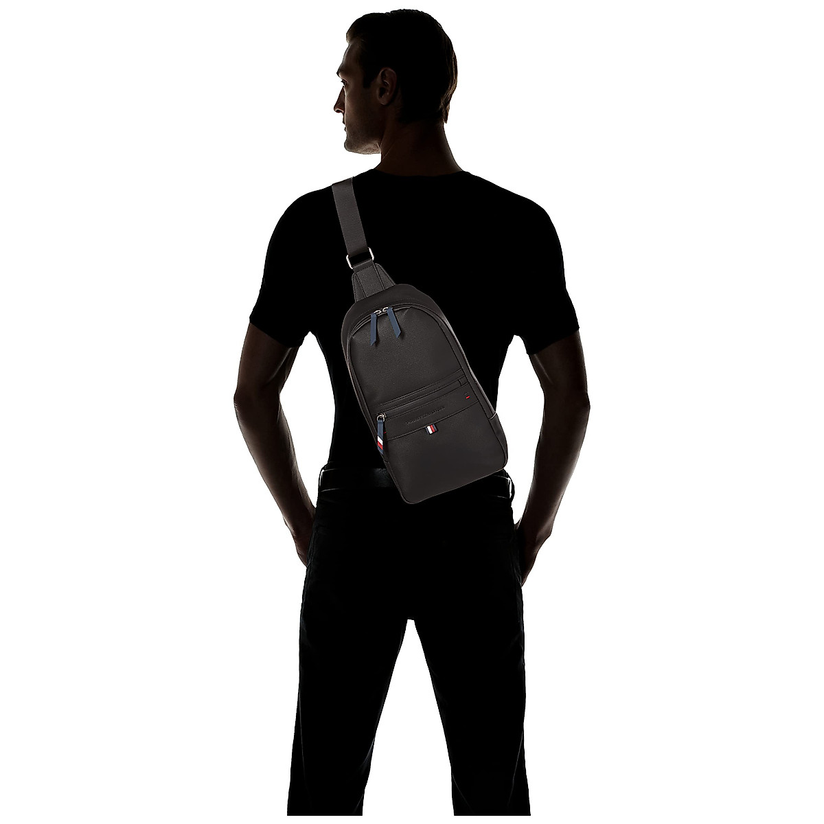 Tommy Hilfiger Men's Leo Sling Backpack