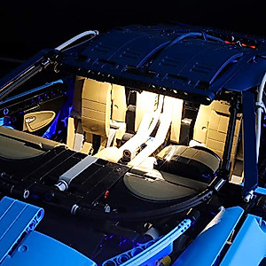 BRIKSMAX Led Lighting Kit for Bugatti Chiron - Compatible with Lego 42083 Building Blocks Model- Not Include The Lego Set