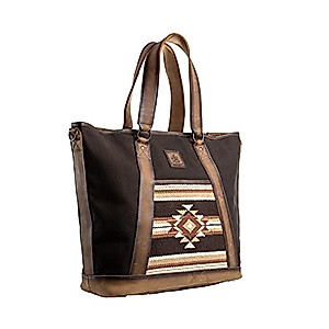 STS Ranchwear Women's Multifunctional Large Capacity Travel Shopper Sioux Falls Collection Carry All Bag with Shoulder Strap, Brown