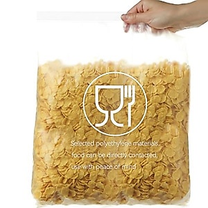 15 Pcs 20'' x 28'' Plastic Zipper Storage Bags Extra Large Plastic Bags 3.1 mil Clear Reclosable Storage Bags for storage