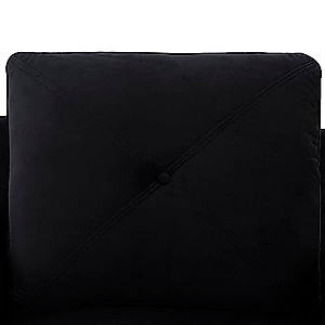 Naomi Home Raelynn Sofa Black/Microfiber