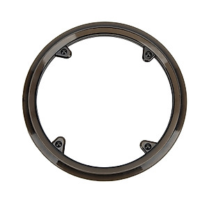 plplaaoo Chain Guard Protector, Bicycle Sprocket Protective Cover, Bike Chain Guard Protector Mountain, with 4 Holes Plastic Bike Chainwheel Protective Guard Cover Black for Road Bike Mountain BIK