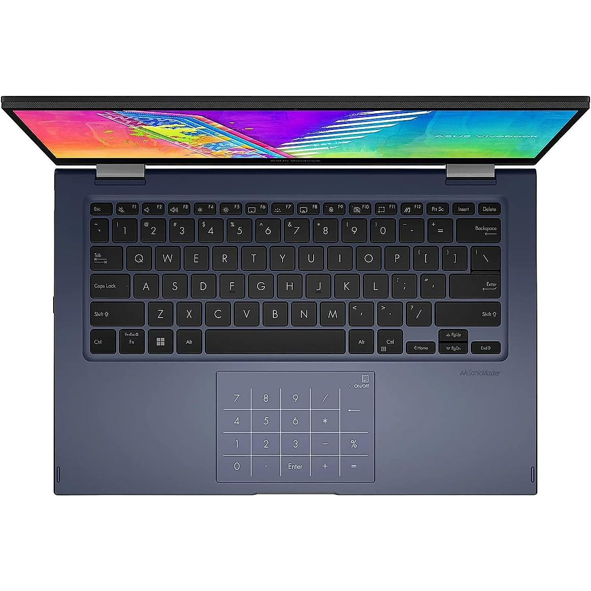 ASUS Newest Thin and Light VivoBook, 14 HD Touchscreen 2-in-1 Laptop, 4GB RAM, 1TB SSD, Intel Celeron Processor, Type-C,HDMI, Microsoft 365 Personal 1-Year, Windows 11 S