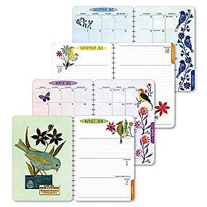 Geninne Zlatkis 2021 On-the-Go Weekly Planner: 17-Month Calendar with Pocket (Aug 2020 - Dec 2021, 5" x 7" closed): Birds of a Feather