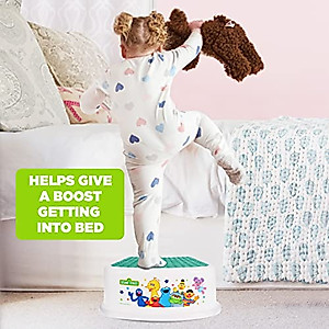 Sesame Street Sesame Squad Step Stool - Kids Step Stool, Potty Training, Non-Slip, Bathroom, Kitchen, Lightweight