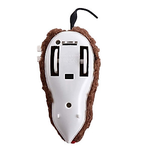 Wind Up Mouse Rat Plush Cat Toys Realistic Mice Cat Dog Playing Toy Cat Kitten Play and Chase Moving Funny Toy Mechanical Motion Rat