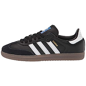 adidas Originals Men's Samba OG Sneaker Black/White/Gum 5.5