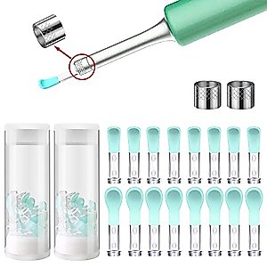 Bebird Ear Cleaner Replacement Tips, 16 Pieces Waterproof Silicone Ear Spoon for Ear Wax Removal Endoscope, BEBIRD Original Ear Cleaner Tips for M9 Pro/X11 Pro/C3 Pro/K10/X17 Pro/T5 (Latest Version)