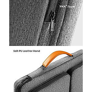tomtoc 360 Protective Laptop Sleeve for 15-inch New MacBook Air M2 A2941 2023, 15 Inch Surface Laptop 5/4/3, Dell XPS 15 Plus, 15-inch MacBook Pro (A1990 A1707), Water-Resistant Accessory Bag Case