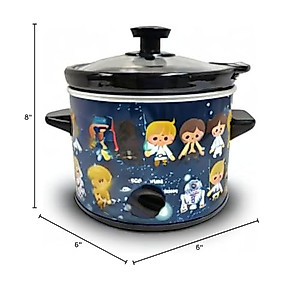 Uncanny Brands Star Wars 2-Quart Slow Cooker- Kitchen Appliance