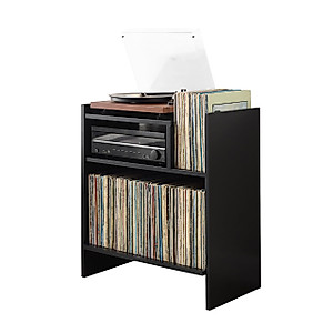 Crosley Furniture Portland Turntable Stand, Black