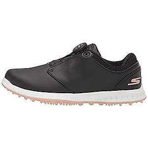 Skechers Women's Go Elite 3 Twist Golf Shoe, Black, 9