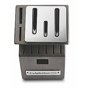 Calphalon 2017943 Stainless Steel 12 Piece Cutlery Block Set, Silver