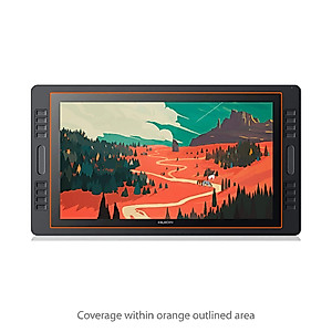 BoxWave Screen Protector Compatible with Huion KAMVAS PRO 22 - ClearTouch Anti-Glare (2-Pack), Anti-Fingerprint Matte Film Skin for Huion KAMVAS PRO 22