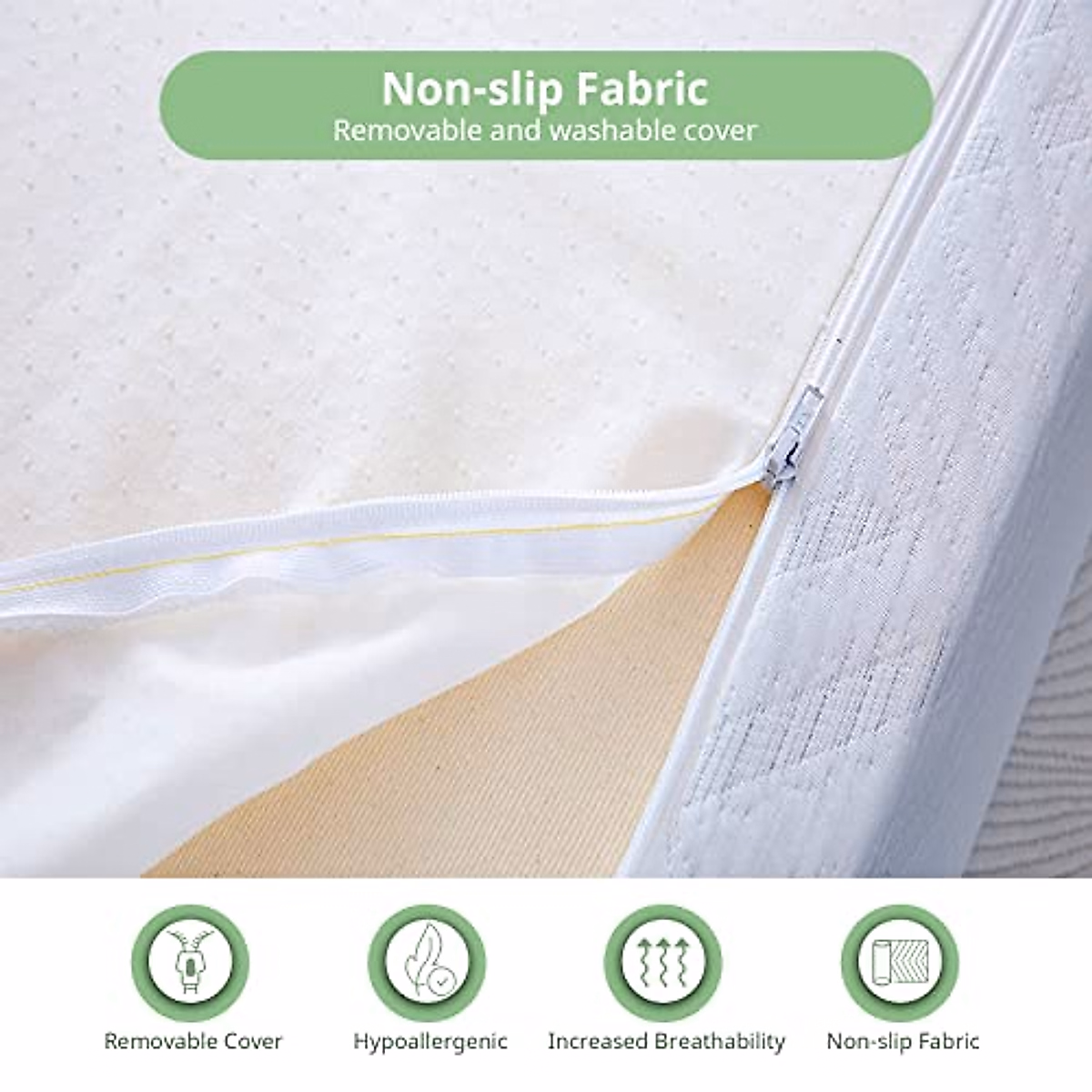 wOod-it Full Mattress, 8 inch Full Size Memory Foam Mattresses in a Box Cooling Gel Mattress for Bunk Trundle Bed Daybed, Medium Firm