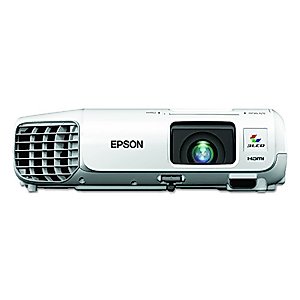 Epson V11H694020 PowerLite S27 SVGA 3LCD Projector 2700 Lumens 800 x 600 Pixels 1.35x Zoom White