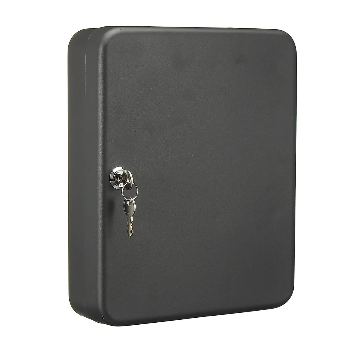 Hardware Tools Kit Wrench All Purpose Tool Box 36Pcs Key Cabinet Storage Tool Box Lockable Security Metal Iron Hook Box Wall Mounted Case Professional Watch Repair (Color : Black)