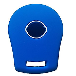Rpkey Silicone Keyless Entry Remote Control Key Fob Cover Case protector Replacement Fit For Nissan Armada Cube Frontier Juke Murano Pathfinder Quest Rogue Select Sentra Titan Versa Note Xterra （blue）