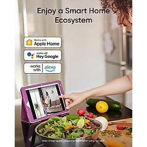 eufy Indoor Cam E30, Latest Generation, 4K UHD Security Camera, Pet/Dog/Baby Camera with Phone app, Color Night Vision, Human/Pet Auto Tracking, 360 Pan-Tilt, Works with Homekit