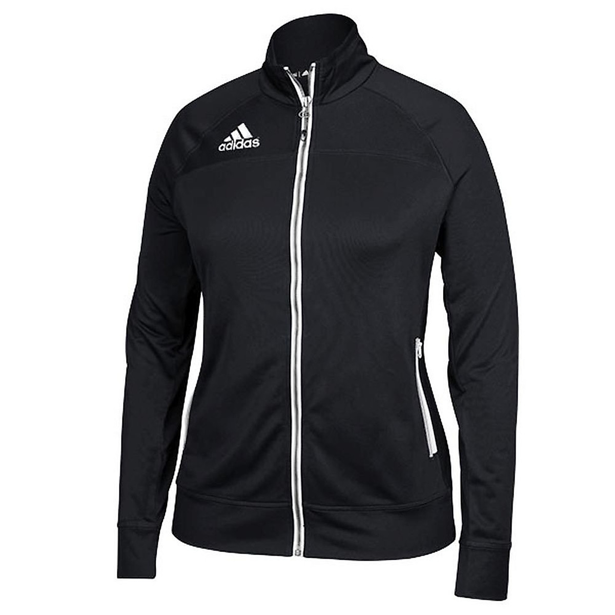 adidas Women's Climalite Utility Jacket,Black/White X-Small